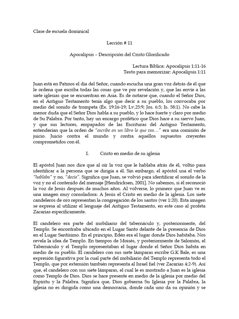 Apocalipsis 10 | PDF | Jesús | Juan el apóstol