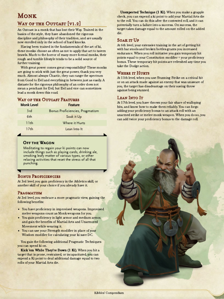 Monk Way of The Warrior Kibbles | PDF | History