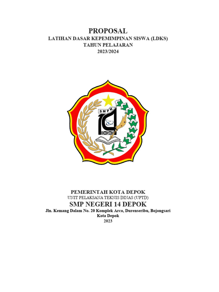 Proposal LDKS 2023 | PDF | Bisnis | Pengembangan Diri