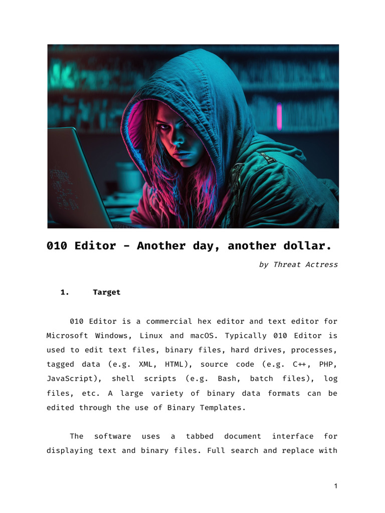 010 Editor Report | PDF | Text File | Computer Data