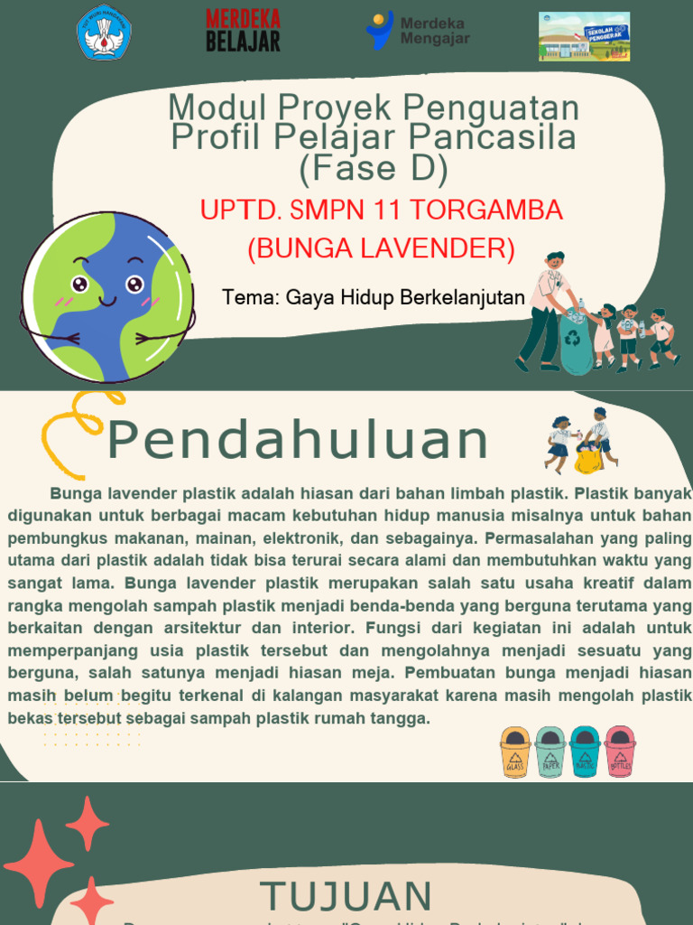 MODUL P5 Gaya Hidup Berkelanjutan | PDF