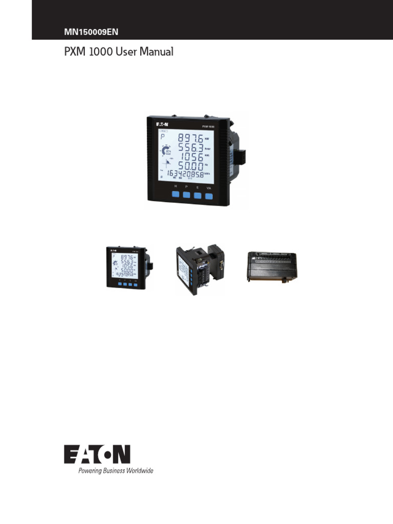 PXM 1000 User Manual | PDF | Power Supply | Alternating Current