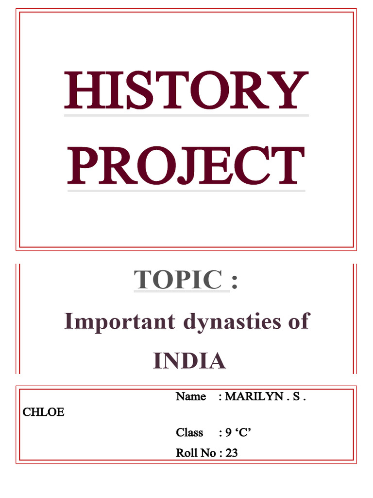 History Project | PDF | Ashoka | Ancient India