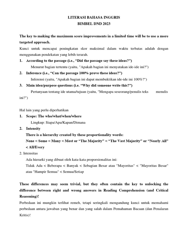 Bahasa Inggris 2 Soal | PDF