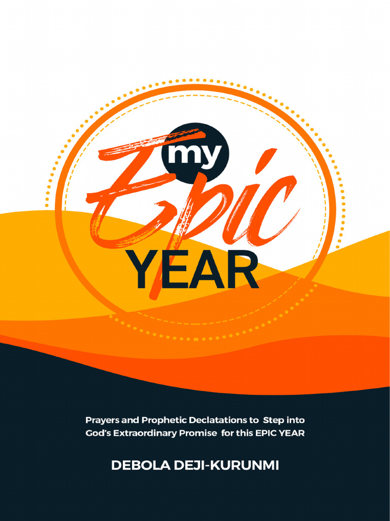 MY EPIC YEAR Ebook | PDF | Jesus | Grace In Christianity