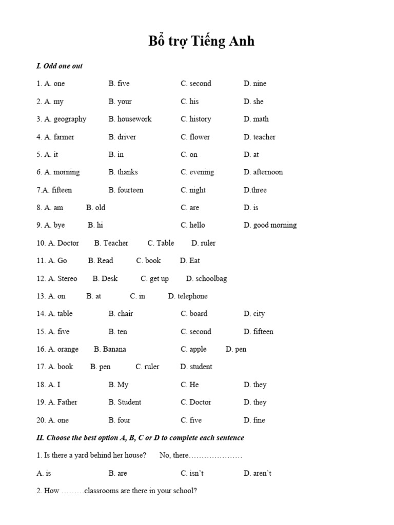 bai-tap-tieng-anh-lop-5-so-3 | PDF