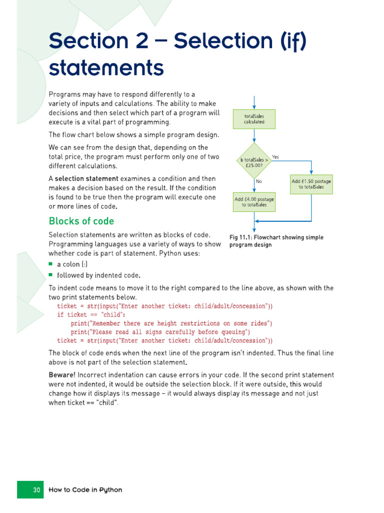 22 11 2023 Python If Statement | PDF