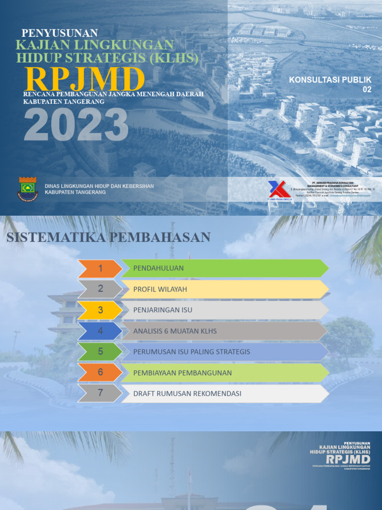 KLHS RPJPM Kab.tangerang - KP 2 Full v2 | PDF