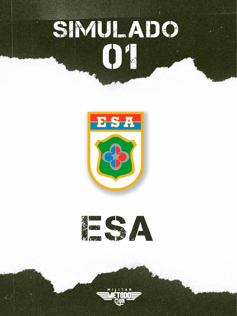 Simulado 01 - ESA | PDF