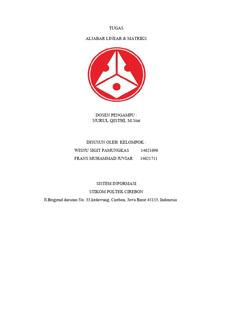 Tugas Alin Frans & Wisnu | PDF
