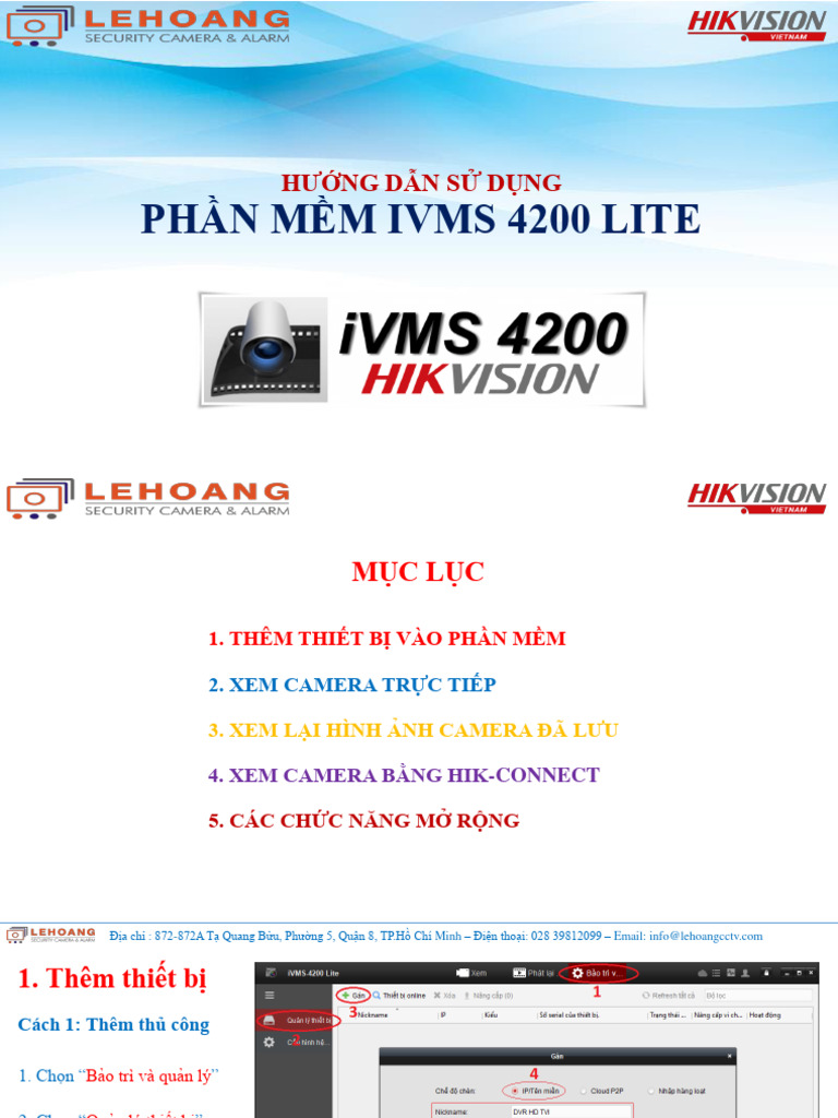 HDSD Ivms 4200 Lite | PDF
