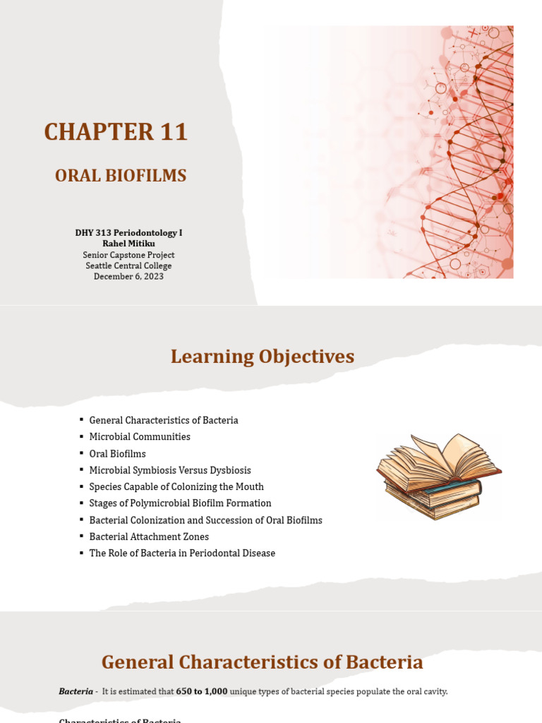Capstone Chapter 11 Oral Biofilms | PDF | Biofilm | Periodontology