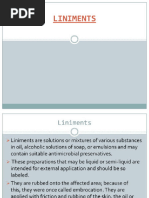 Liniments - 1 ST B Pharm and 1st Pharm D Notes | PDF | Emulsion ...