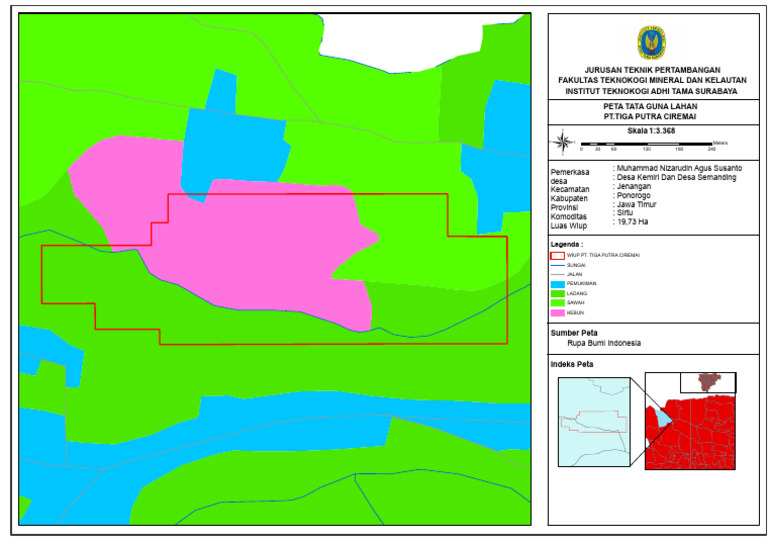Peta Tata Guna Lahan Revisi Insyaallah | PDF