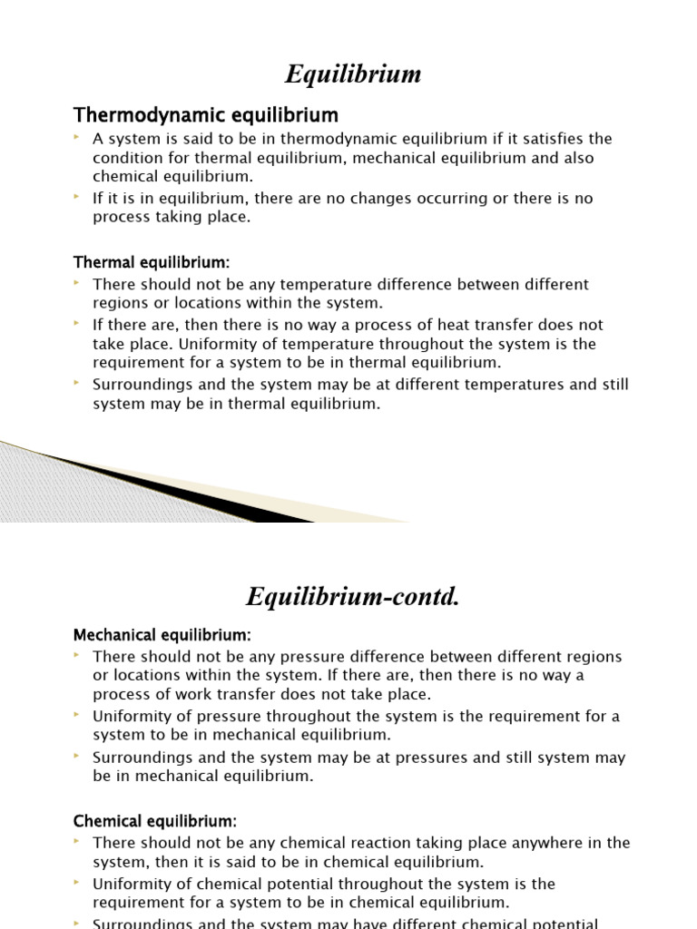 Thermodynamic Equilibrium Guide | PDF | Thermodynamic Equilibrium | Heat