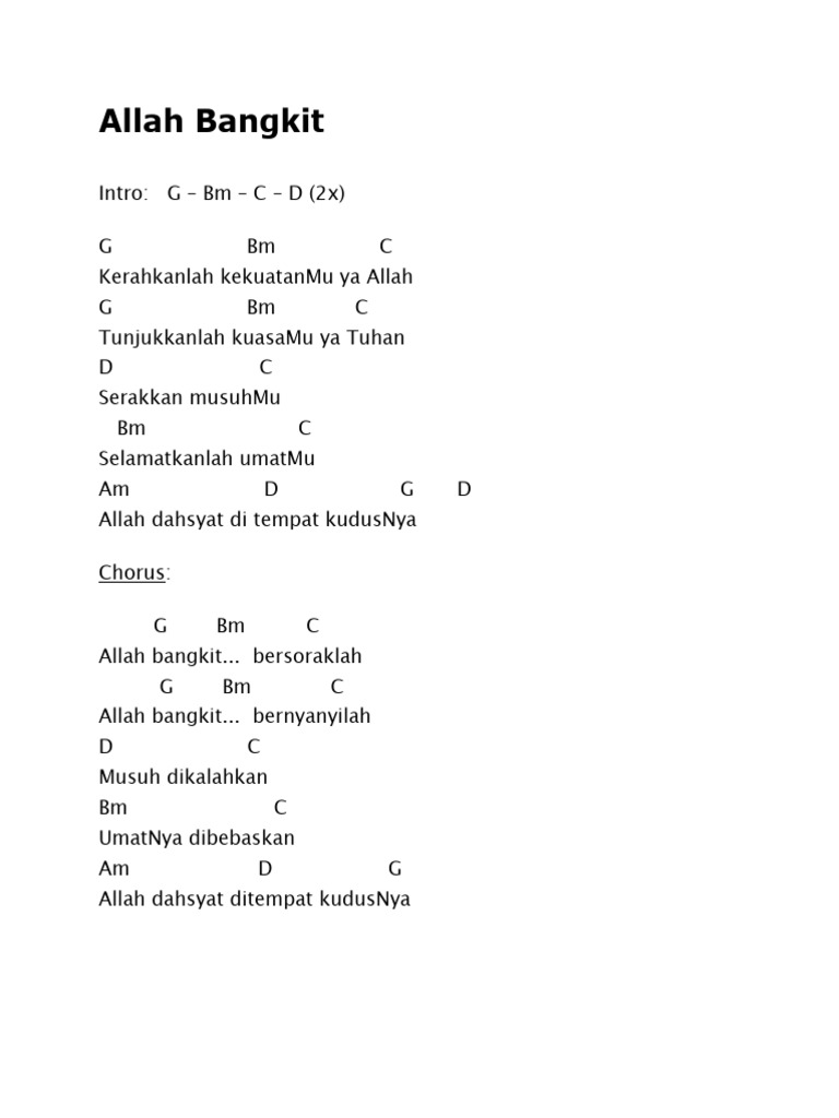 Allah Bangkit | PDF