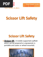 Safe Operating Procedure For Scissor Lift | PDF | Elevator | Personal ...