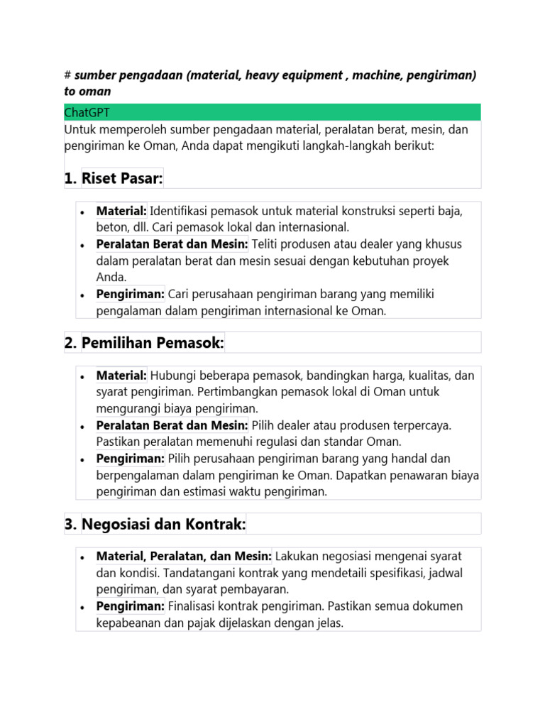 Program Procurement | PDF