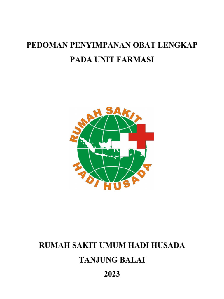 Standar Penyimpanan Obat di RSU Hadi Husada | PDF