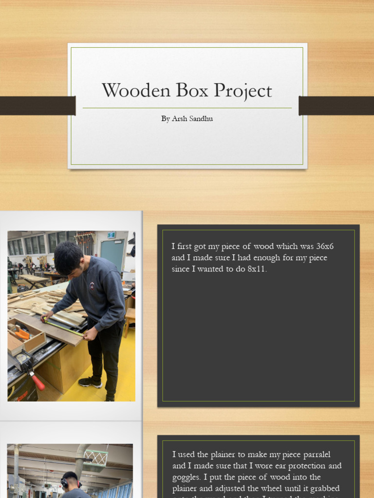 Wooden Box Construction Path | PDF | Equipment | Tools