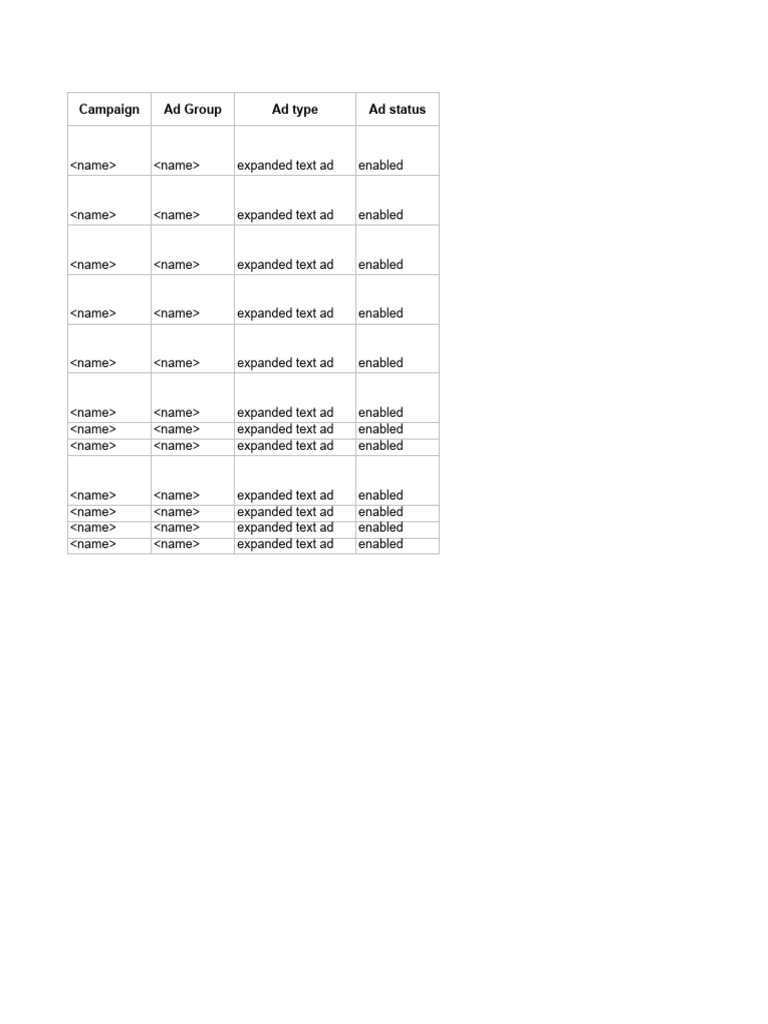 Ads Words | PDF