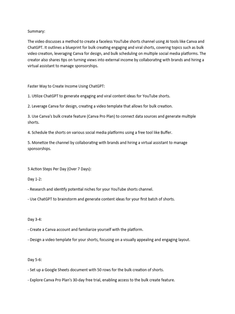 Chat GPT Lists | PDF