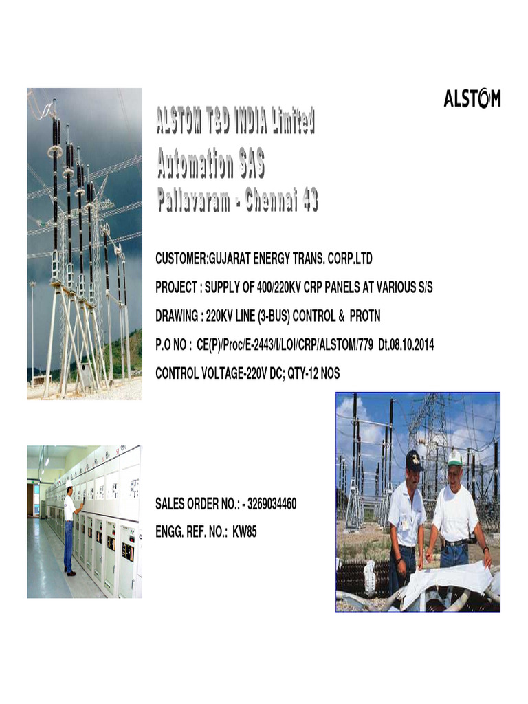 K - 220kV Line-3Bus-HADALA 220VDC - RZ - 20032015 | PDF | Relay | Equipment