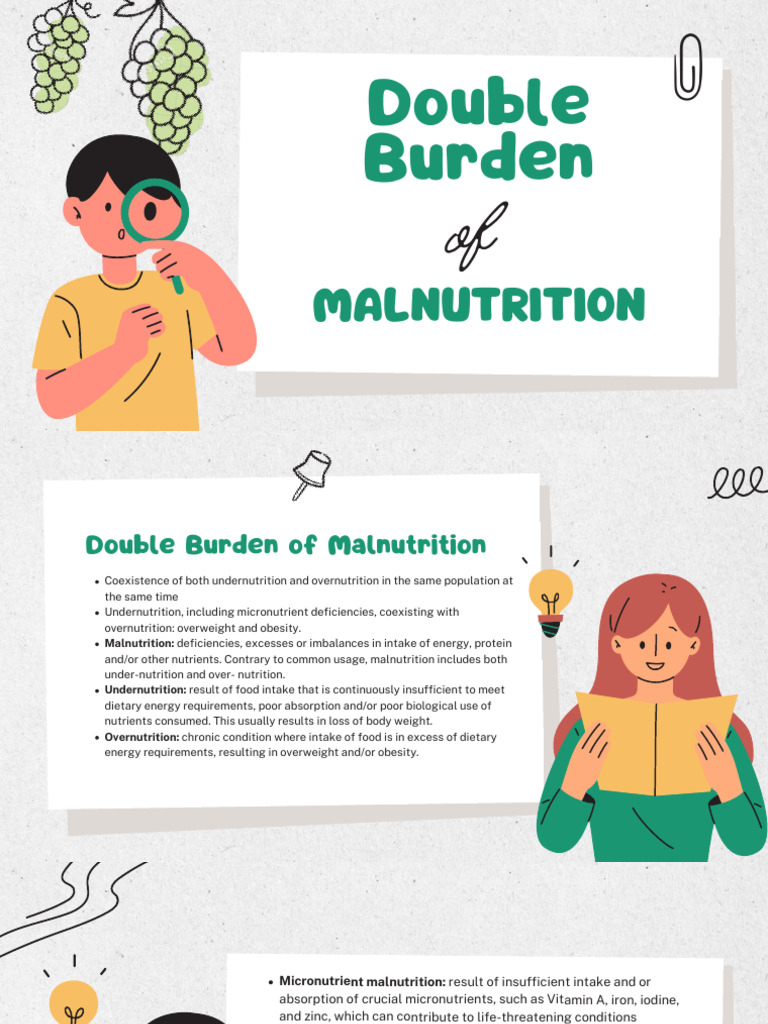 Double Burden Of Malnutrition Download Free Pdf Malnutrition Obesity