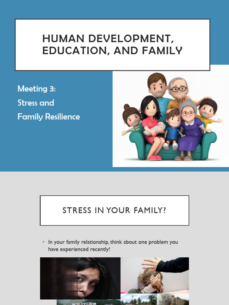 Stress and Family Resilience Theory | PDF | Psychological Resilience ...