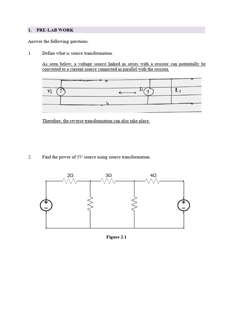 Lab 3 Source Transformation F1 | PDF | Quantity | Metrology