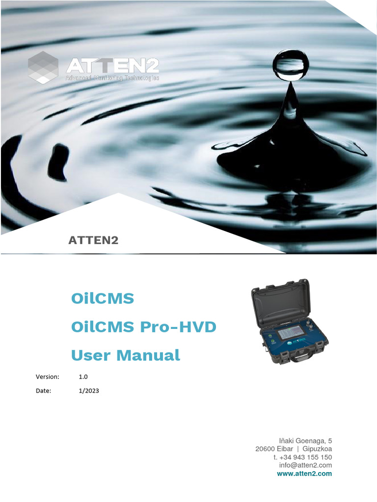 Atten2 OilCmsPRO HVD v1 | PDF | Humidity | Water