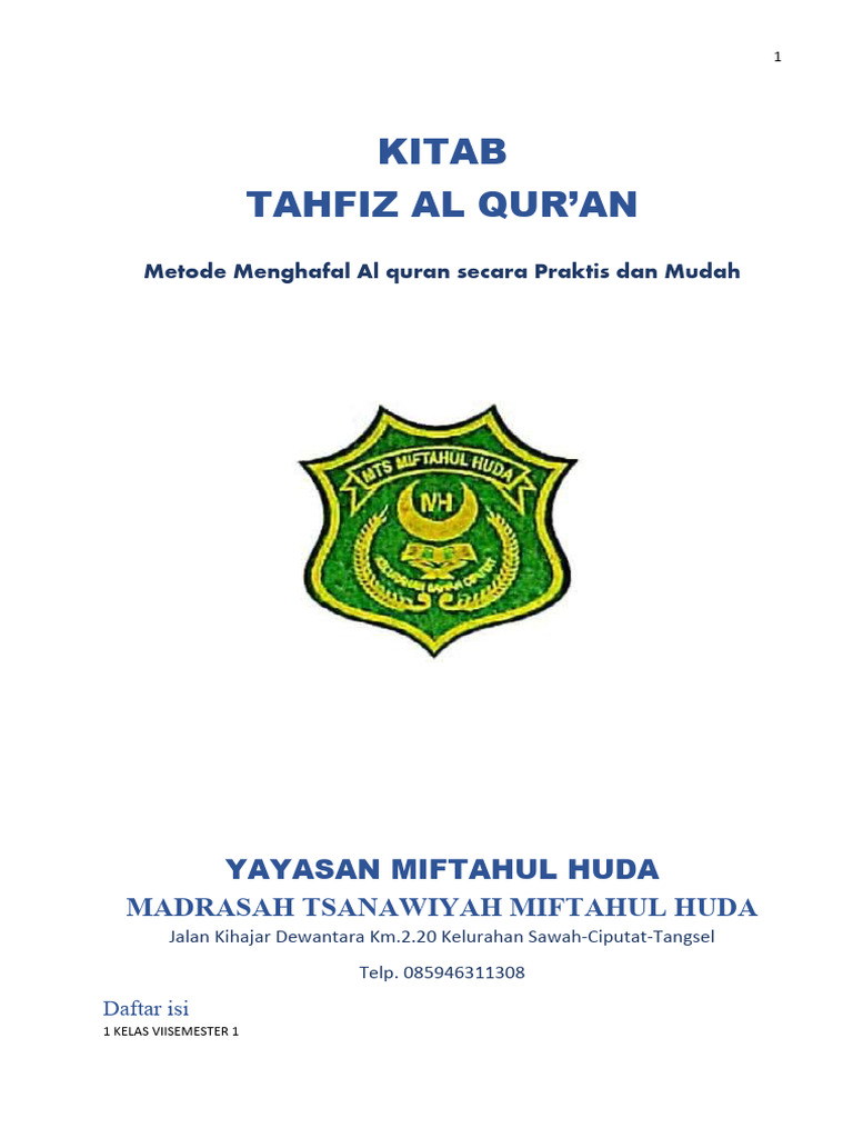 Kitab Tahfiz S | PDF