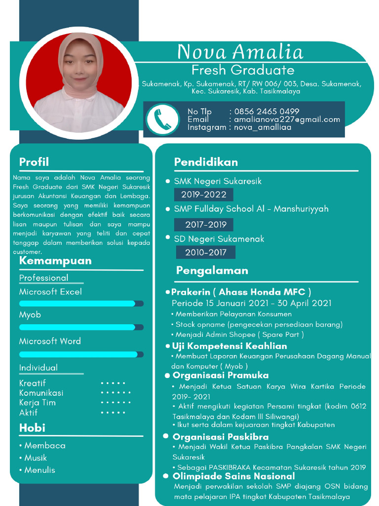 CV Nova Amalia | PDF