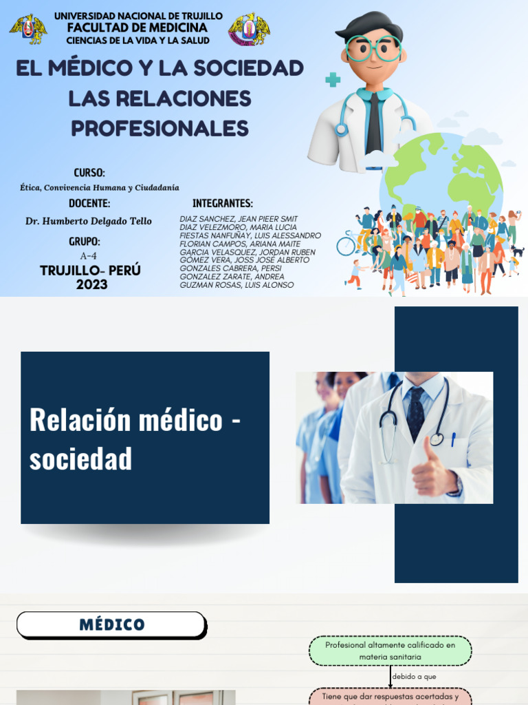 Relación Médico-Sociedad en Ética Médica | PDF | Medicina | Médico