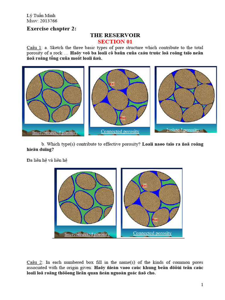 C02-Reservoir Chapter2 Exercise - F | PDF
