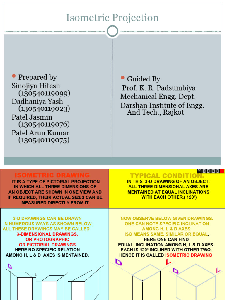Isometric Projection | PDF | Sphere | Shape