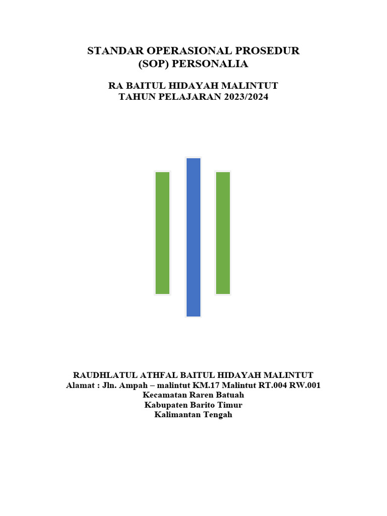 Sop Personalia | PDF | Karier & Perkembangan | Pengembangan Diri
