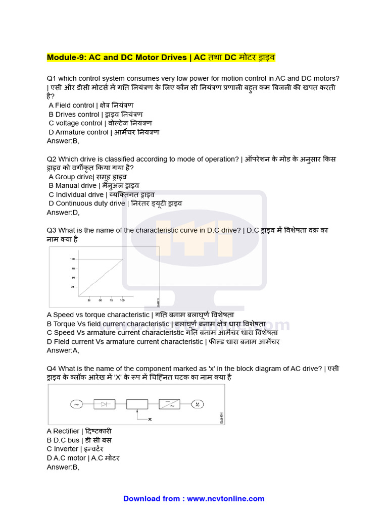 Module-9 - AC and DC Motor Drives | PDF