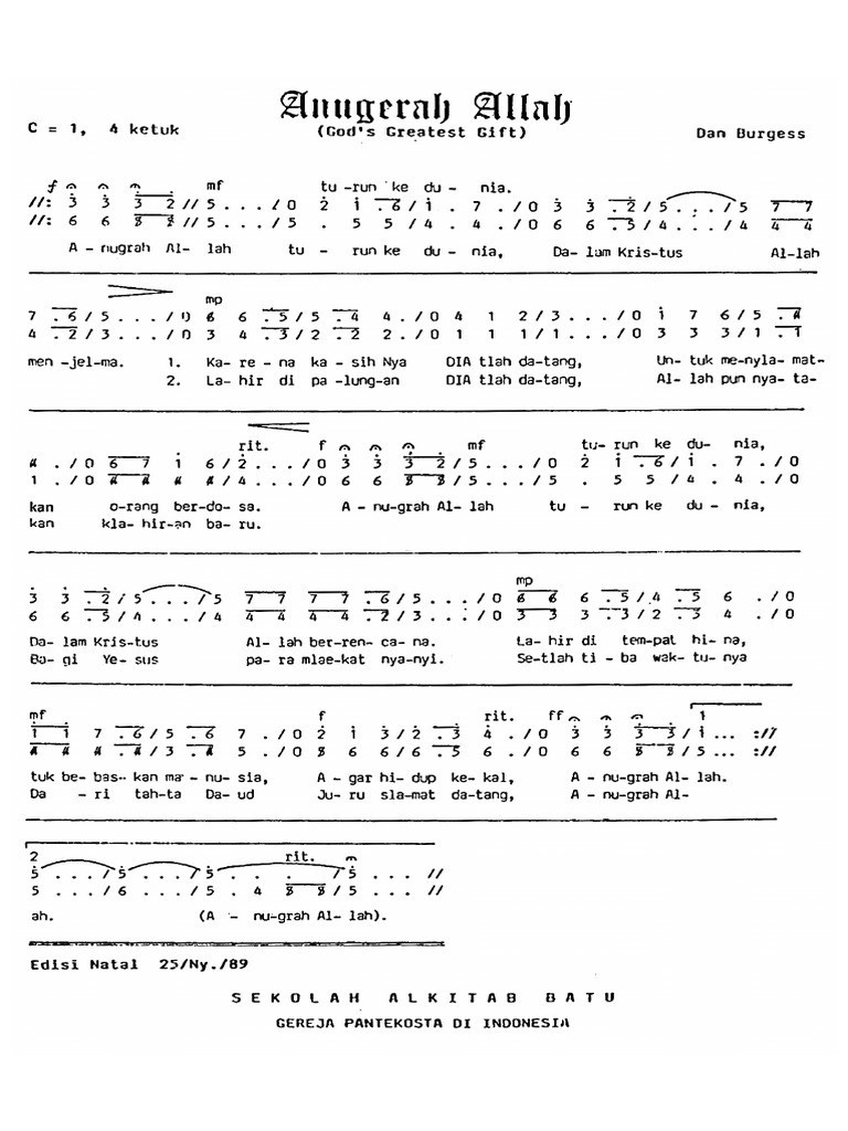 Anugrah Allah | PDF