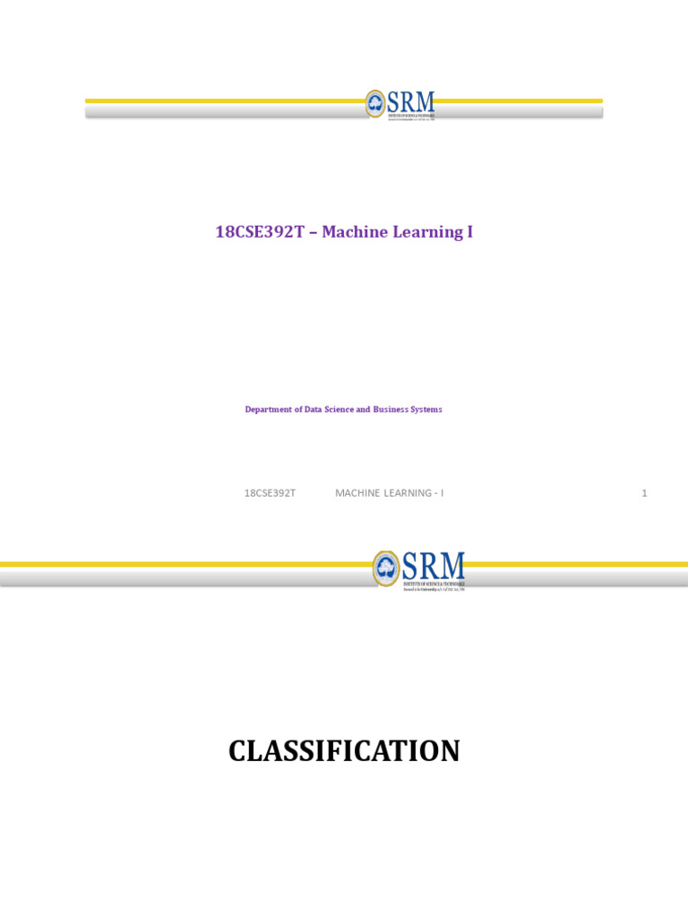 Classification | Download Free PDF | Statistical Classification | Machine Learning