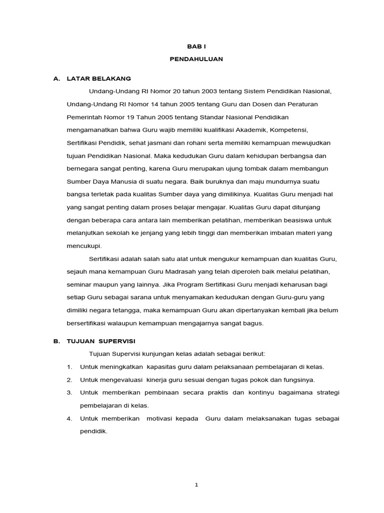 PROKER SUPERVISI 2023-2024 Fix | PDF