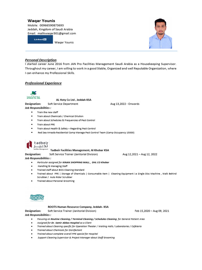 Waqar CV - New Soft Services | PDF | Health Care