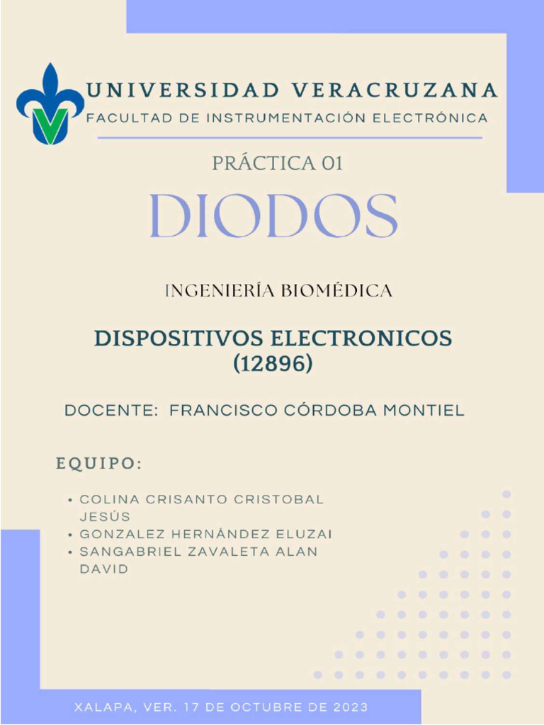 PRACTICA1_diodos | PDF | Rectificador | Diodo
