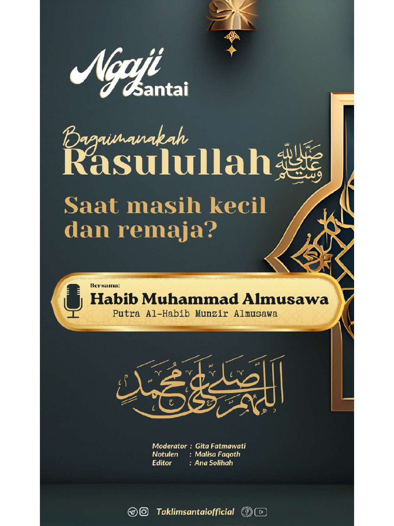 Habib Muhammad Bin Munzir Almusawa | PDF Habib Muhammad Bin Munzir Almusawa | PDF