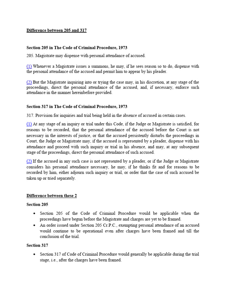 Difference Between 205 and 317 | PDF