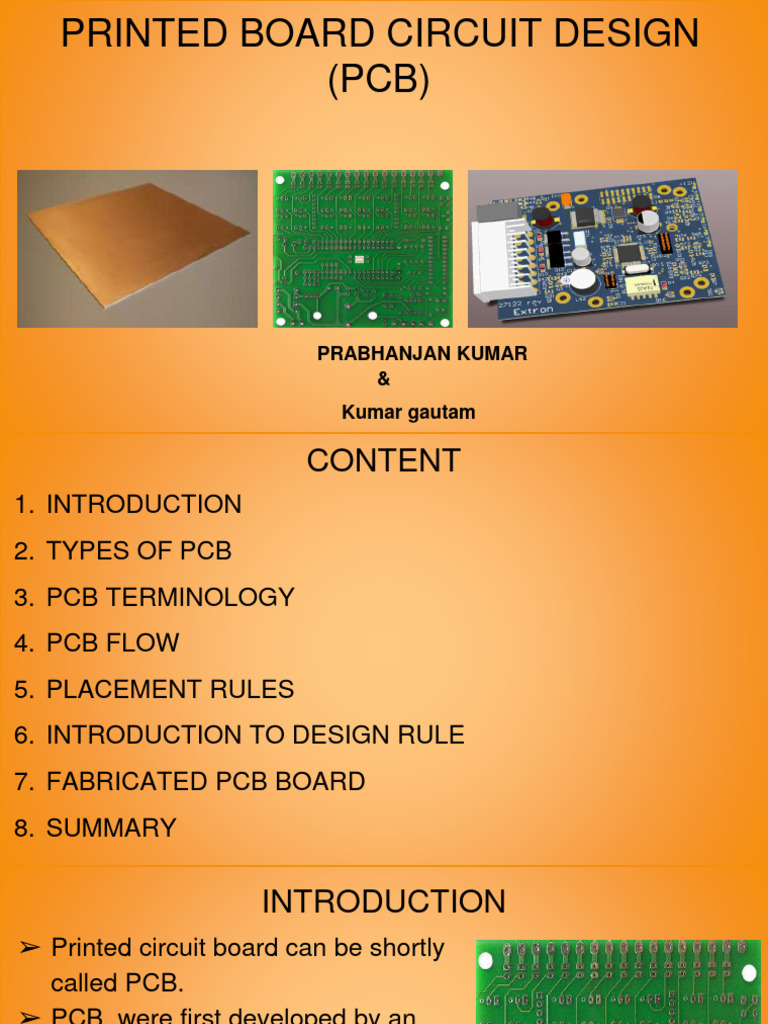 Introduction to PCB Design Basics | PDF | Printed Circuit Board ...