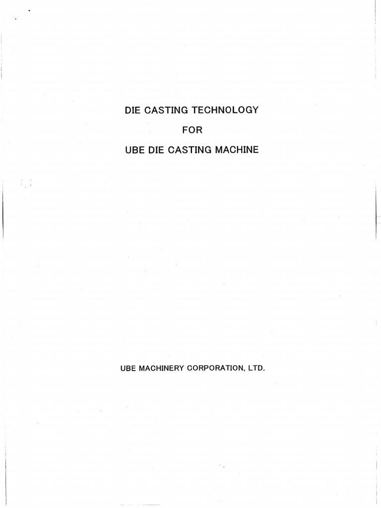 Die Casting Technology | PDF