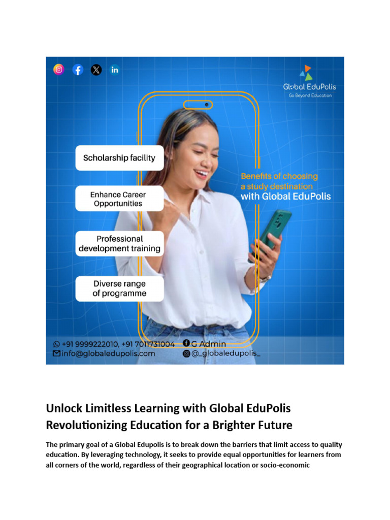 Global EduPolis Educational Opportunities | PDF | Social Science ...