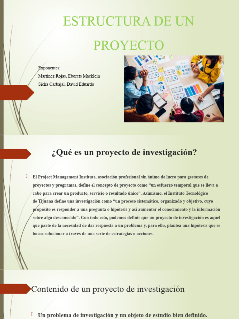 Estructura de Un Proyecto | PDF