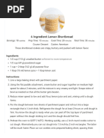 Shortbread Cookies Recipe - Preppy Kitchen | PDF | Butter | Baking